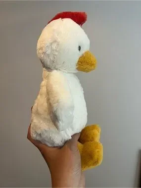 Jellycat | Toys | Jellycat Medium Bashful Chicken Bnwt | Poshmark